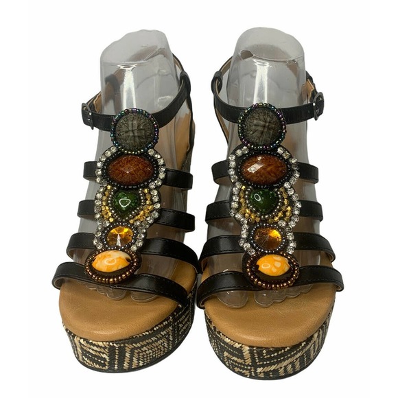 Mojo Moxy | Shoes | Dolce By Mojo Moxy Corona Wedge Platform Sandals ...